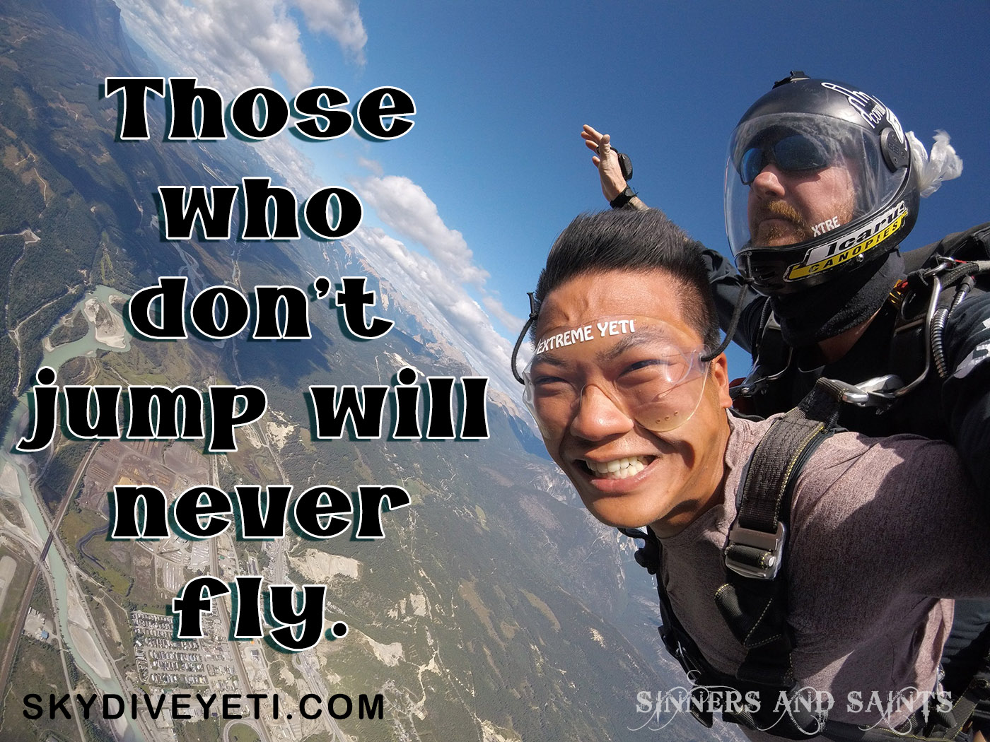 Skydive Extreme Yeti | Highest Tandem Skydive In Canada. 250-272-9384.